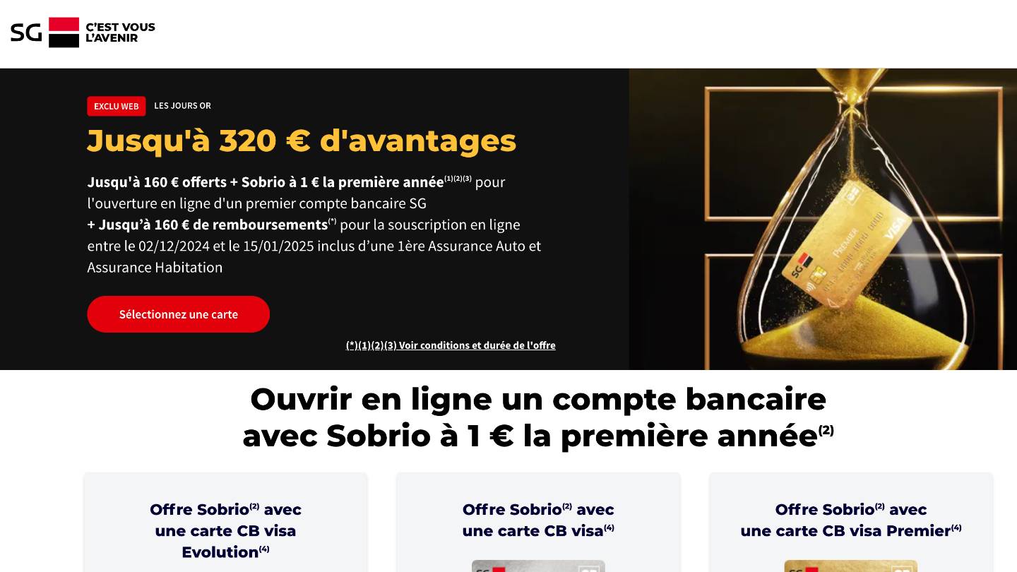 SG (Société Générale) : dernières heures pour cumuler jusqu'à 320 euros ...