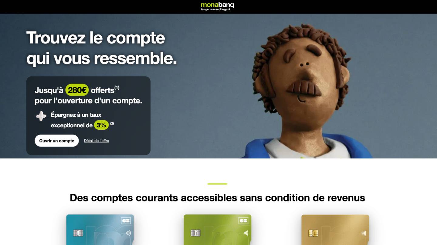 Monabanq : une prime de bienvenue jusqu'à 280 euros pour démarrer l'année